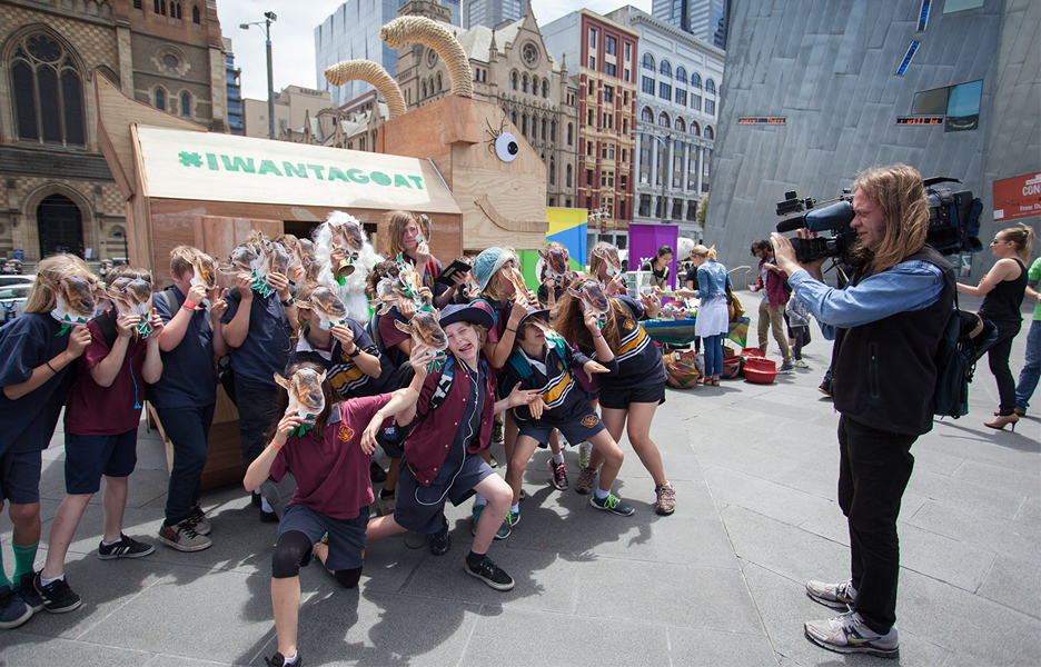 Trojan goat conceals philanthropic design