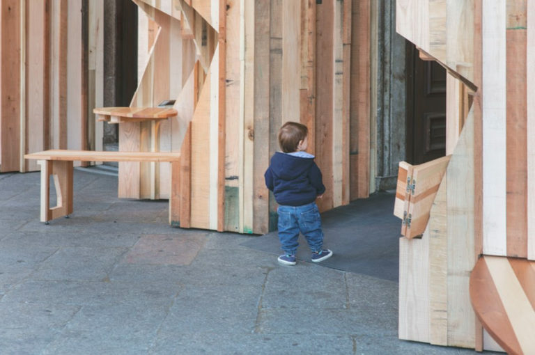 Low-grade to A-grade: EMBT's timber installation - Australian Design Review