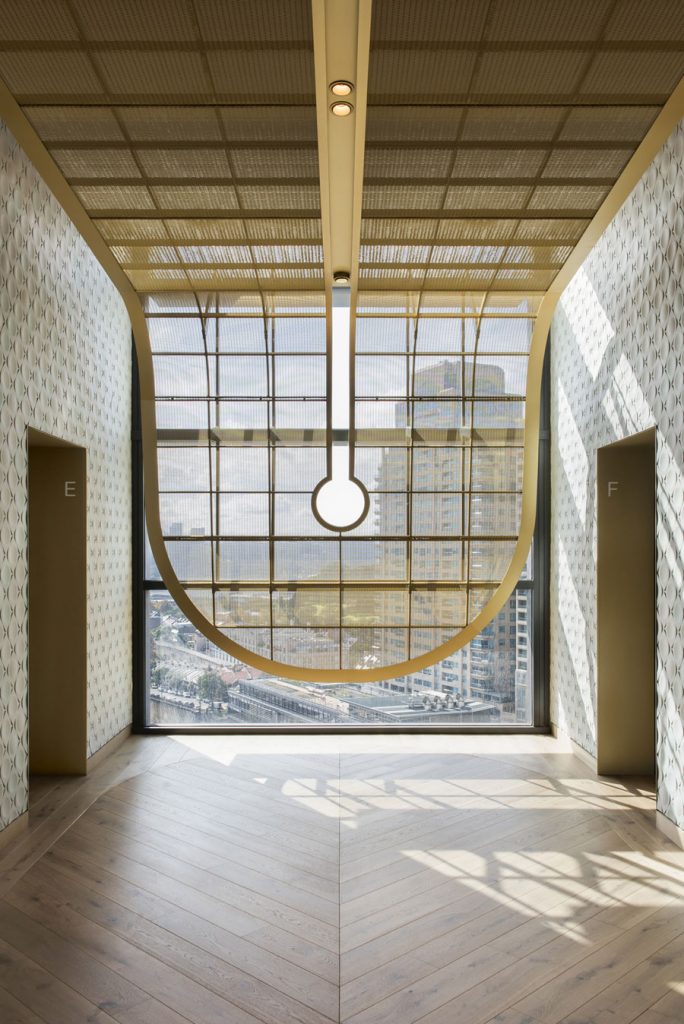 Gold on the ceiling: PwC office - Australian Design Review
