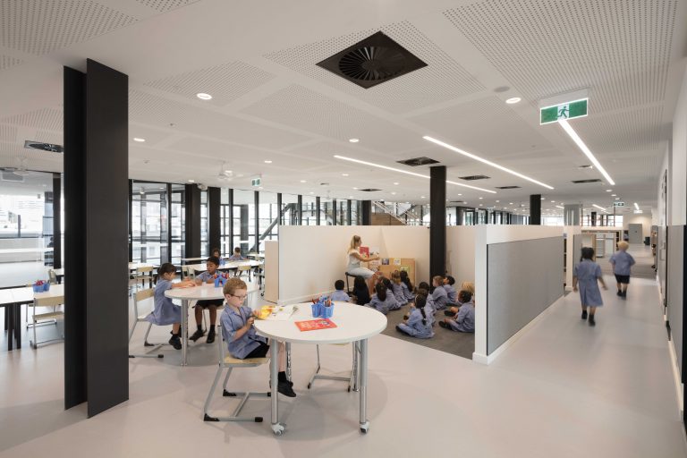 Hayball-designed vertical school opens its doors in Melbourne ...