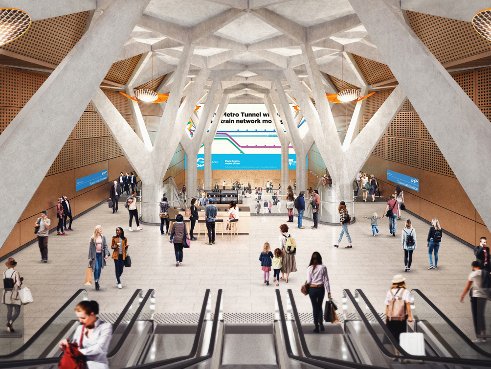 Melbourne Metro Tunnel: final designs revealed - Australian Design Review