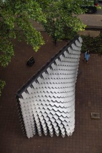 80Hz is part architectural pavilion, part sound installation ...