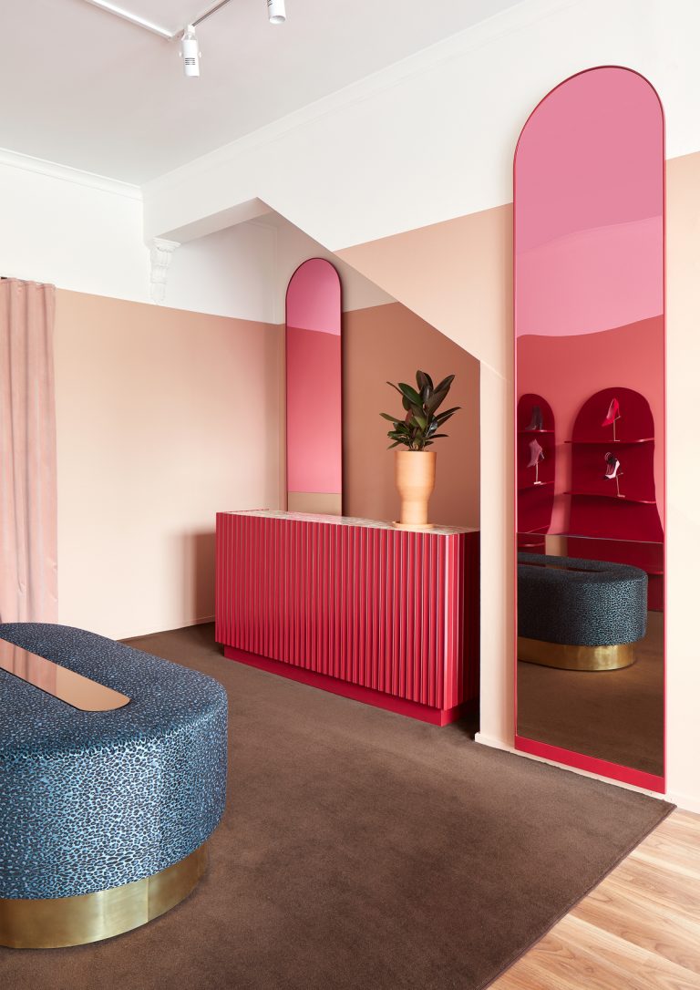 Colour is the design hero of this pop-up store - Australian Design Review