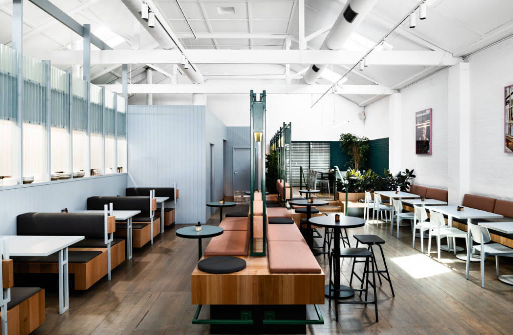 Little Ground Cafe: a study in texture, transparency and materiality ...