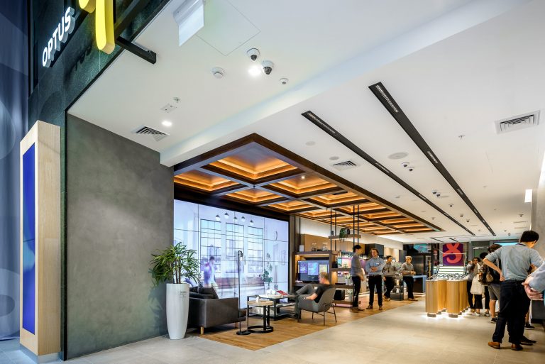Inside the first Optus experiential store by Collectivus - Australian ...
