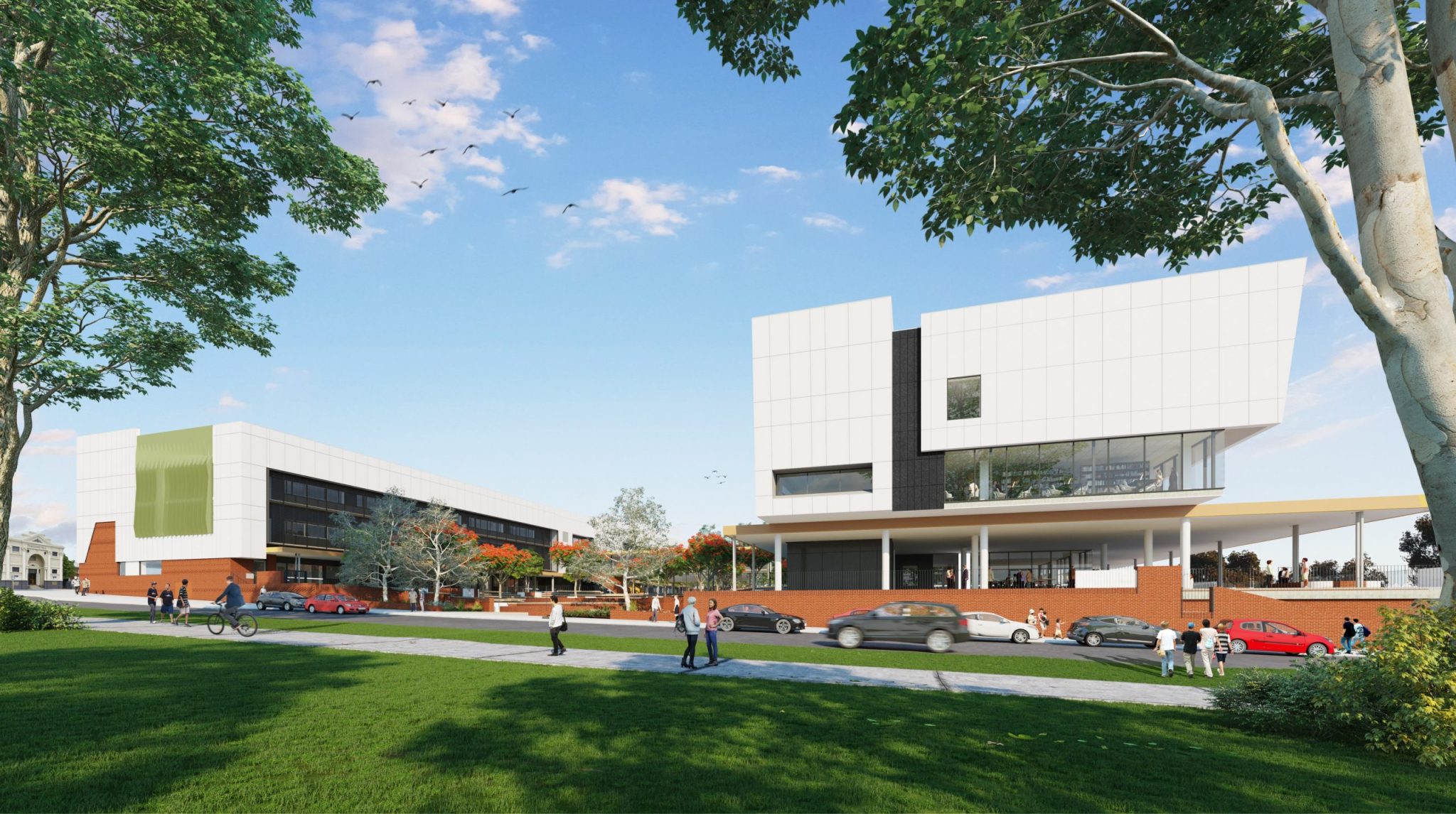 A look at Bateman and T&Z Architects' new Bob Hawke College in Subiaco ...