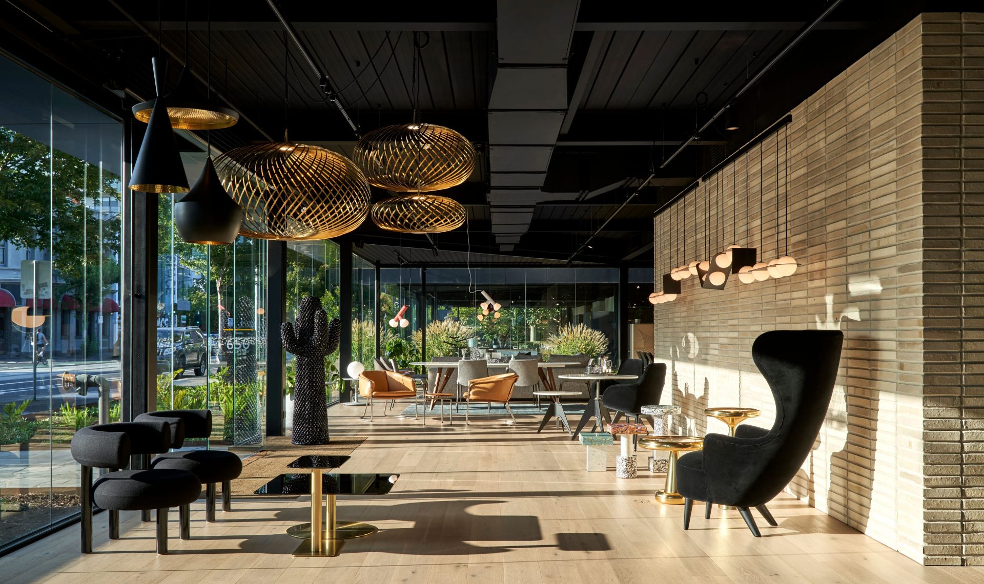 Bates Smart uses timber and brick in the new Living Edge showroom ...