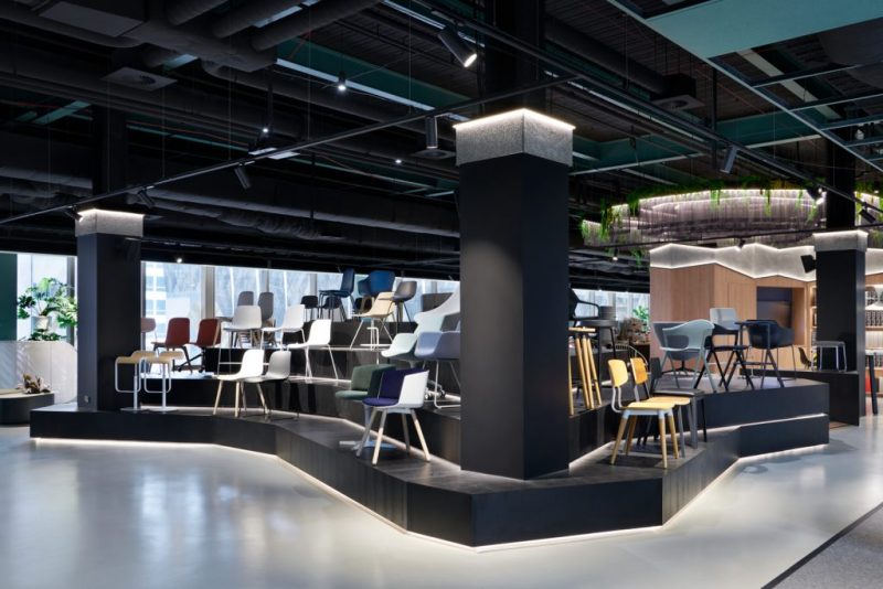 PTID designs new Zenith showroom as a play on traditional workspace ...
