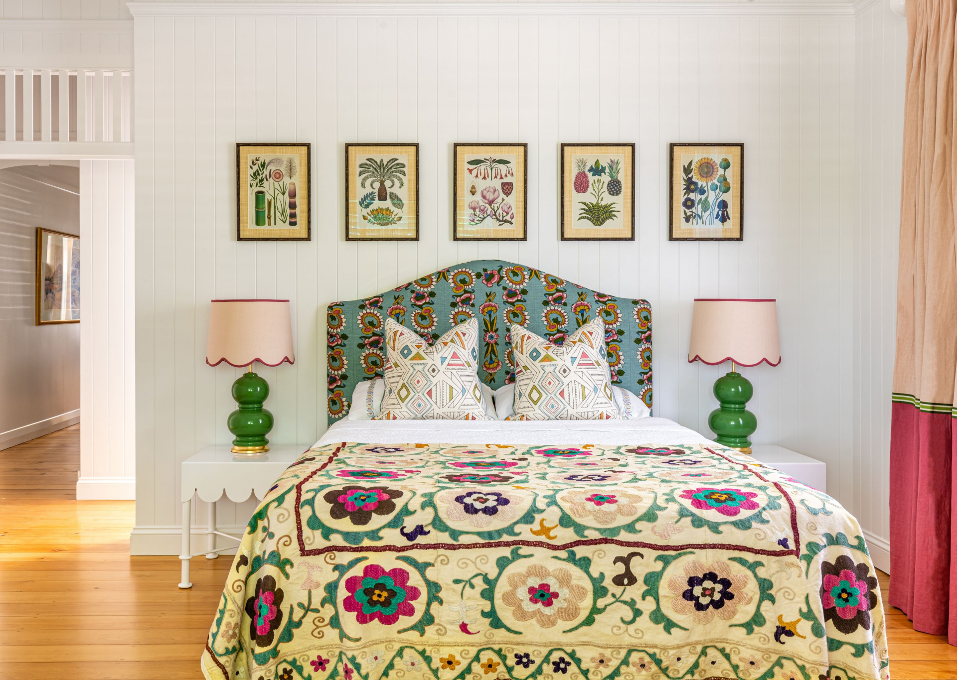 Anna Spiro brightens Brisbane bungalow with kaleidoscope of colour and ...