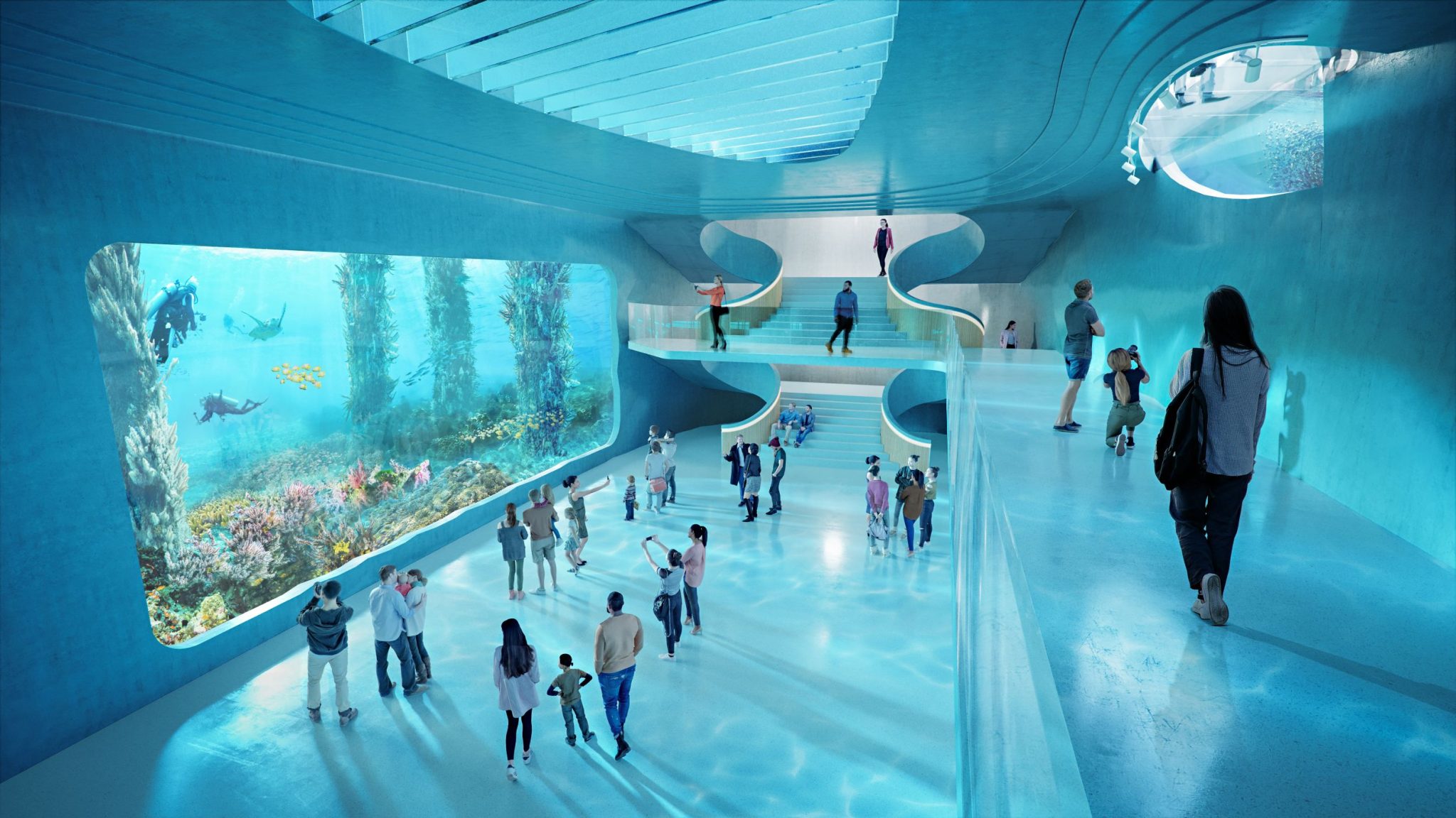 Baca Architects designs "abstract" whale for Perth marine observatory ...