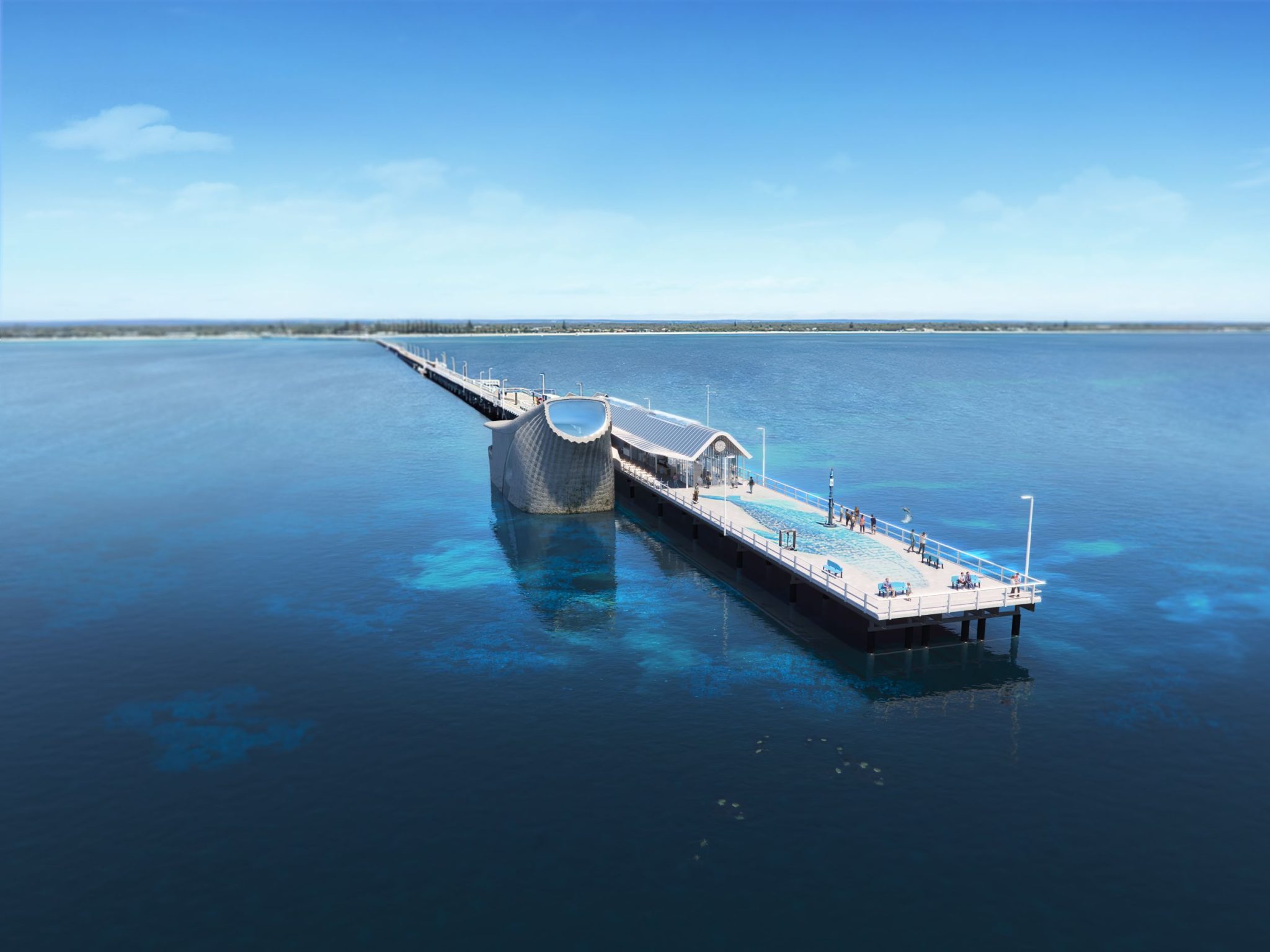 Baca Architects designs "abstract" whale for Perth marine observatory ...