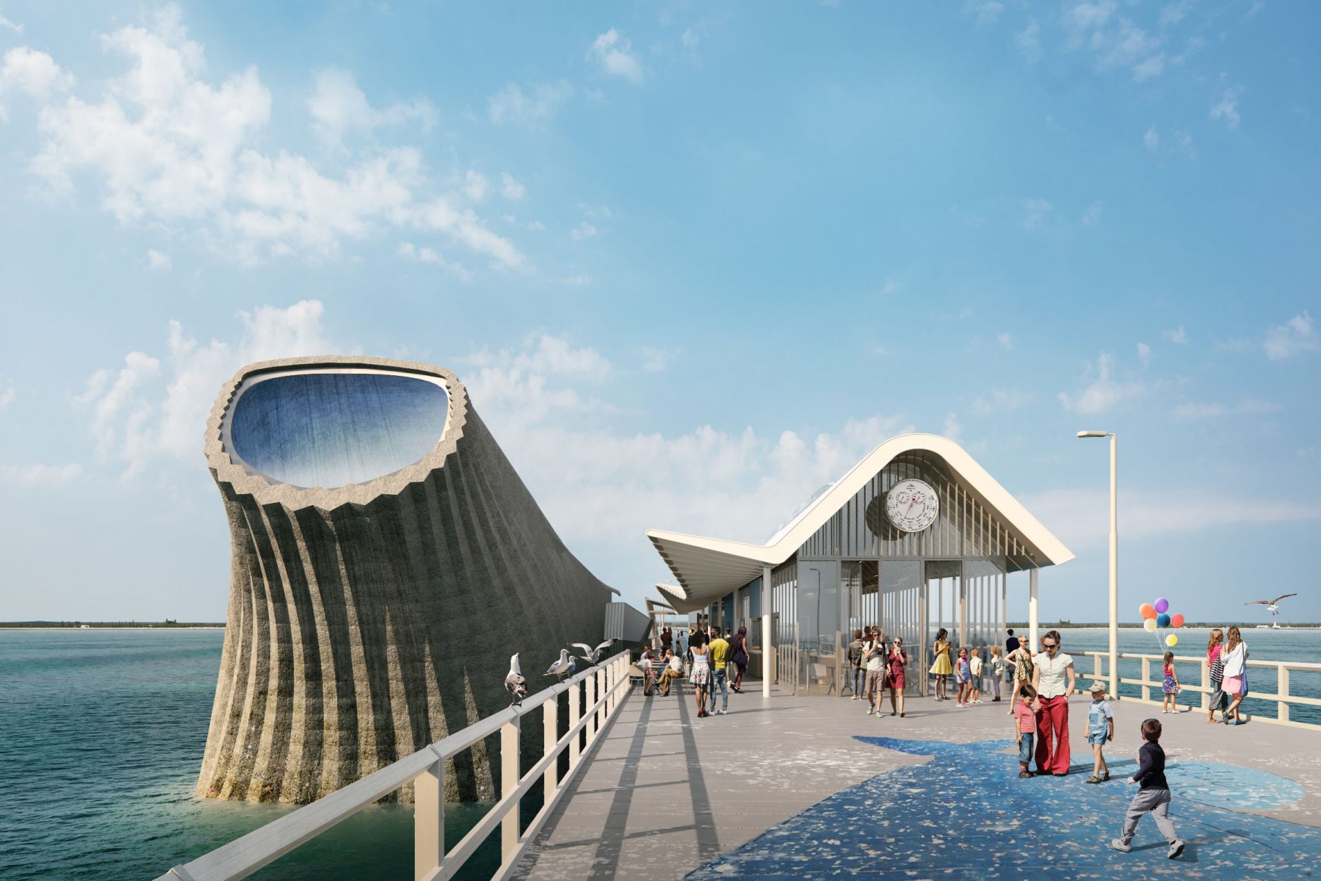 Baca Architects designs "abstract" whale for Perth marine observatory ...