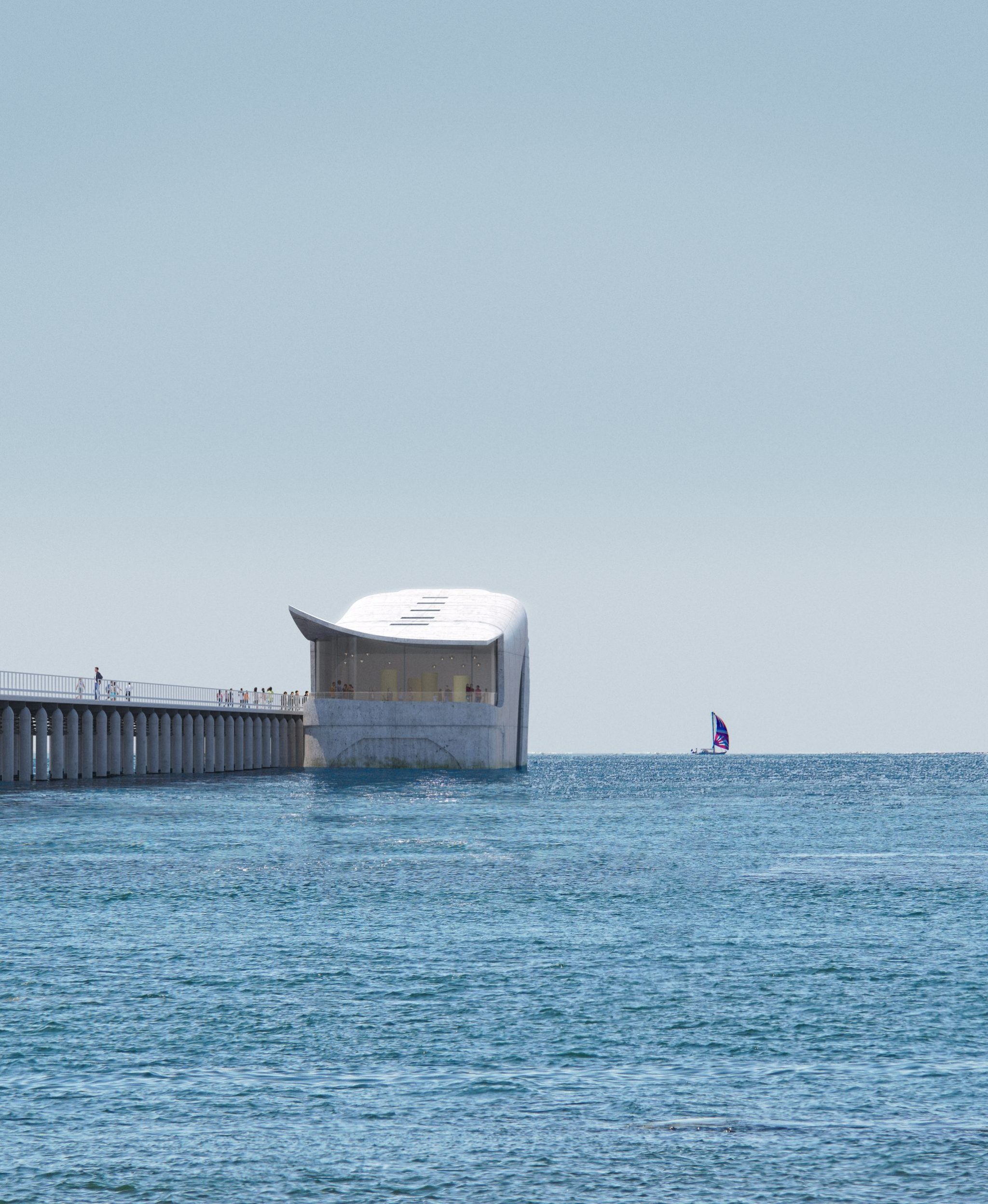 Baca Architects designs "abstract" whale for Perth marine observatory ...
