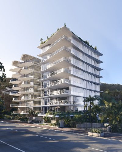 Plus Architecture tapers beachfront apartment tower in Queensland ...