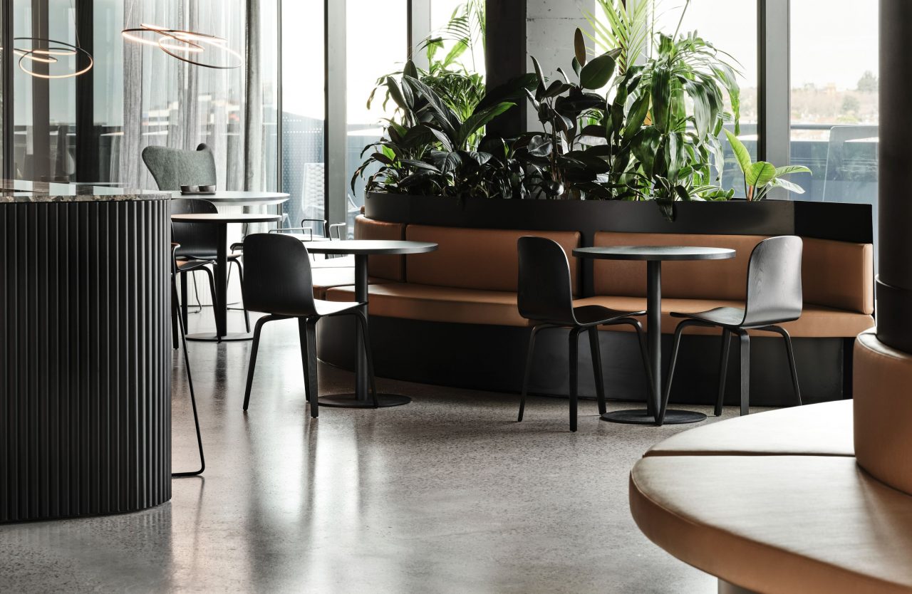 Krost and Concept Commercial Interiors bring "dark textural tones" to ...