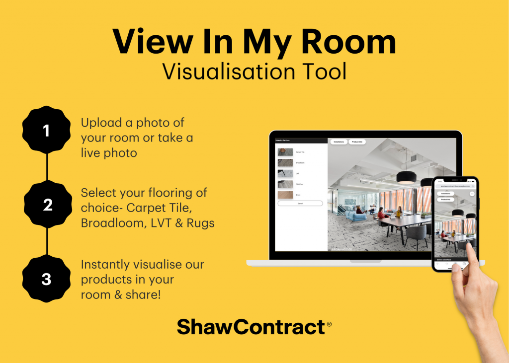 Shaw Contract releases new visualisation tool, View in My Room - Australian Design Review