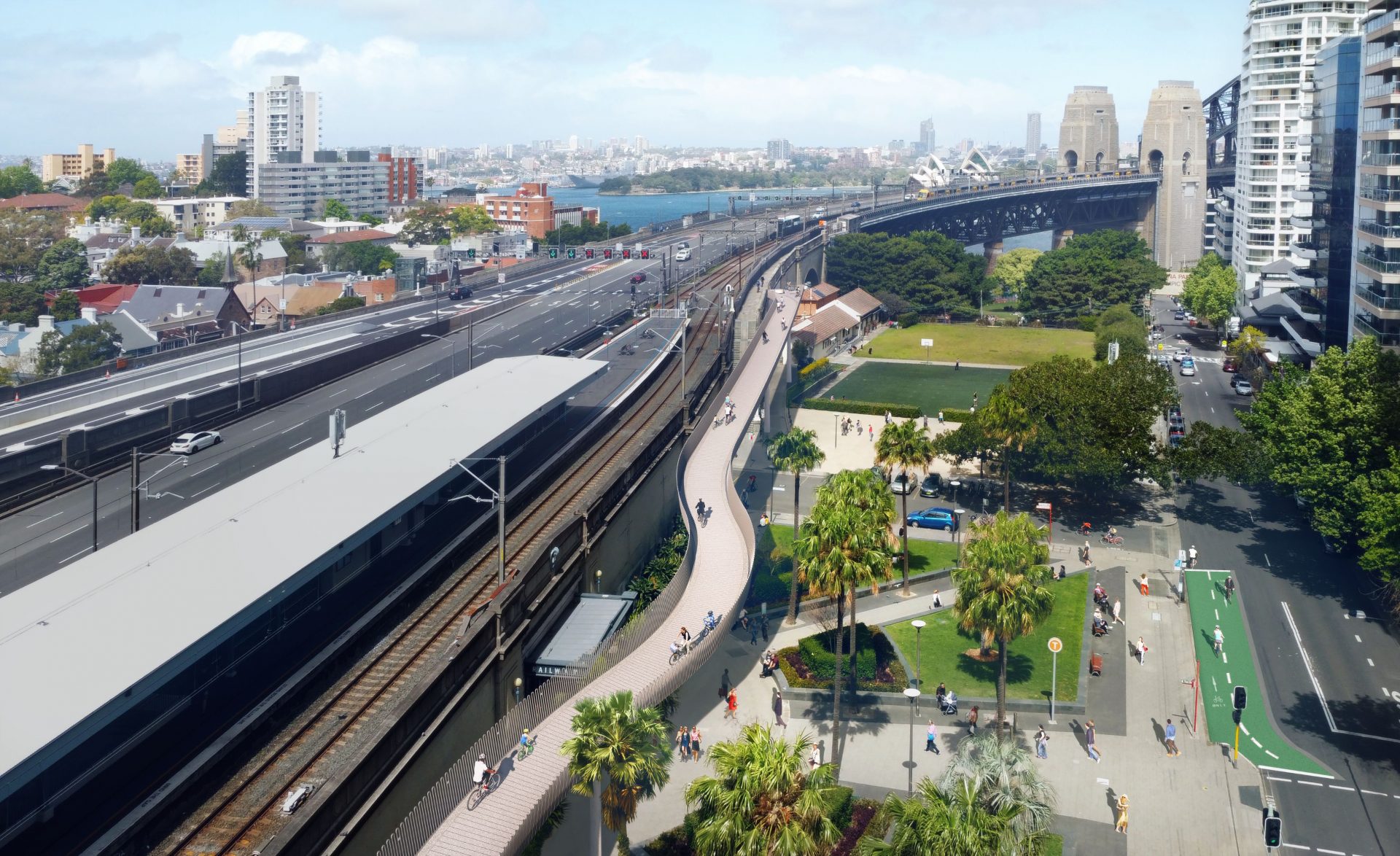 ASPECT Studios conceptualises cycleway for Sydney Harbour Bridge ...