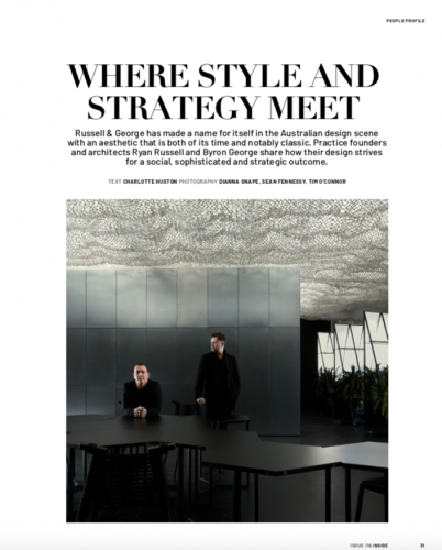 IDEA winners issue of inside magazine out now! - Australian Design Review