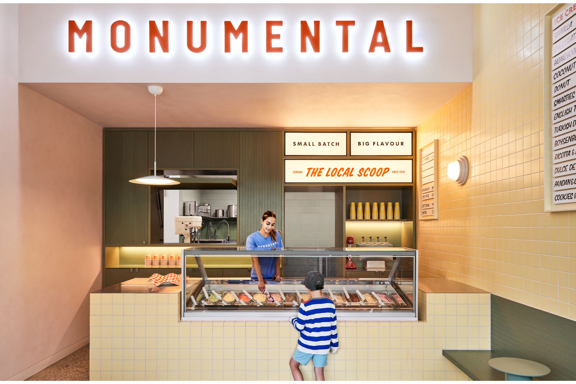 Techne-designed ice creamery delivers retrorama fun to Albury ...