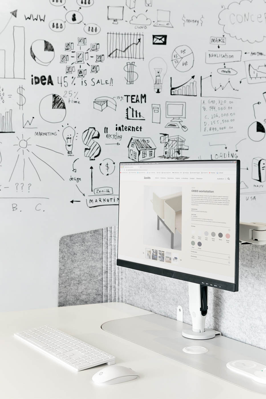 Introducing Orbis Adapt – a desk with untethered connectivity - Australian Design Review