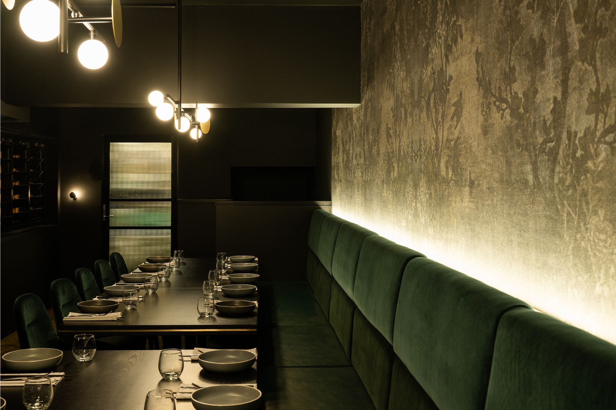 Techne-designed Lucy Liu private dining room achieves sleek intimacy ...
