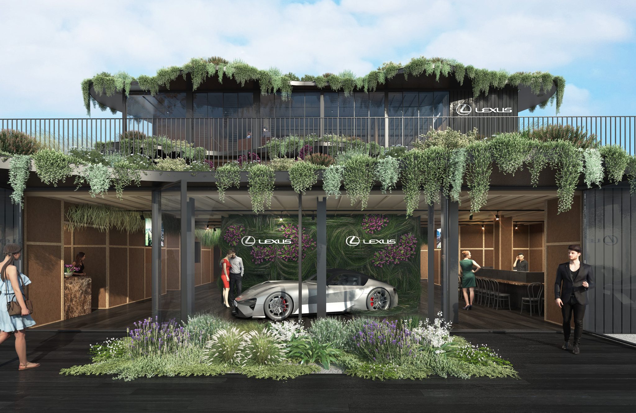 Koichi Takada Architects design Lexus pavilion at Melbourne Cup ...