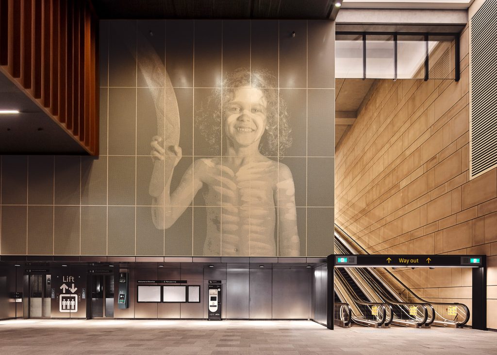Art amplifies Indigenous cultural heritage at Australia's newest rail ...