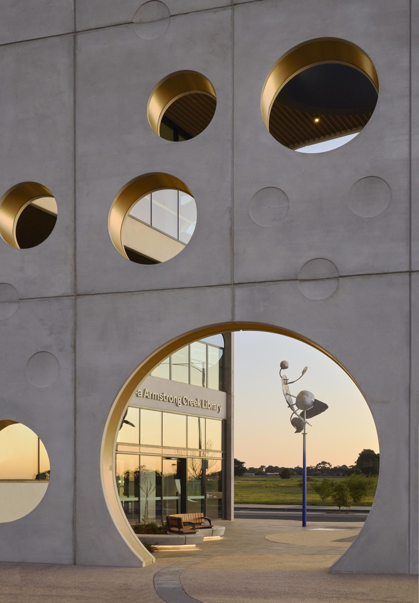 Biyal-a Armstrong Creek Library serves as a reminder of eternal ...