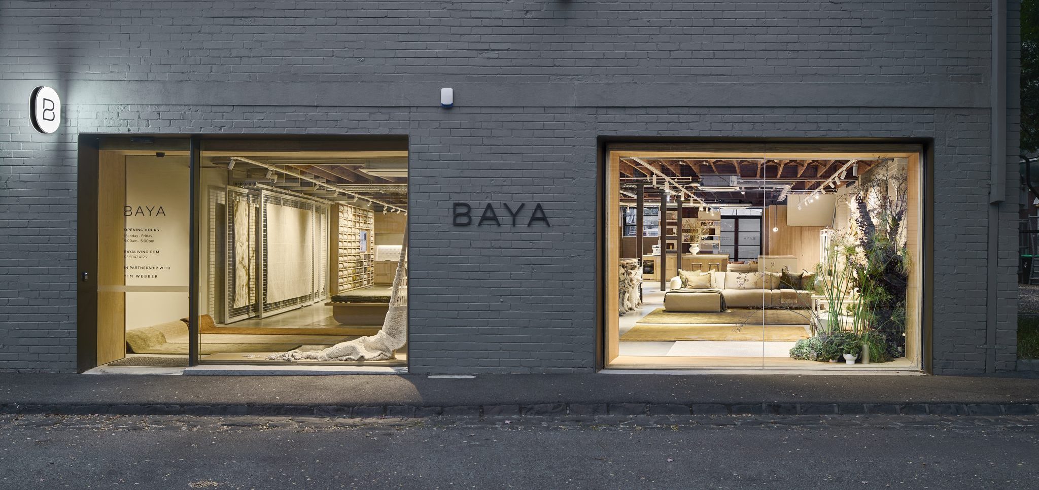 Baya brings artisan soft furnishings to Melbourne flagship studio