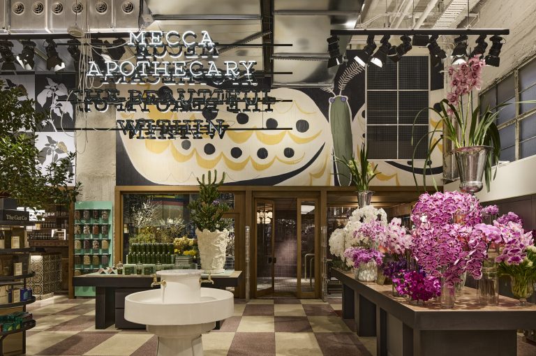 Studio McQualter's interior design for MECCA Bourke Street - Australian ...