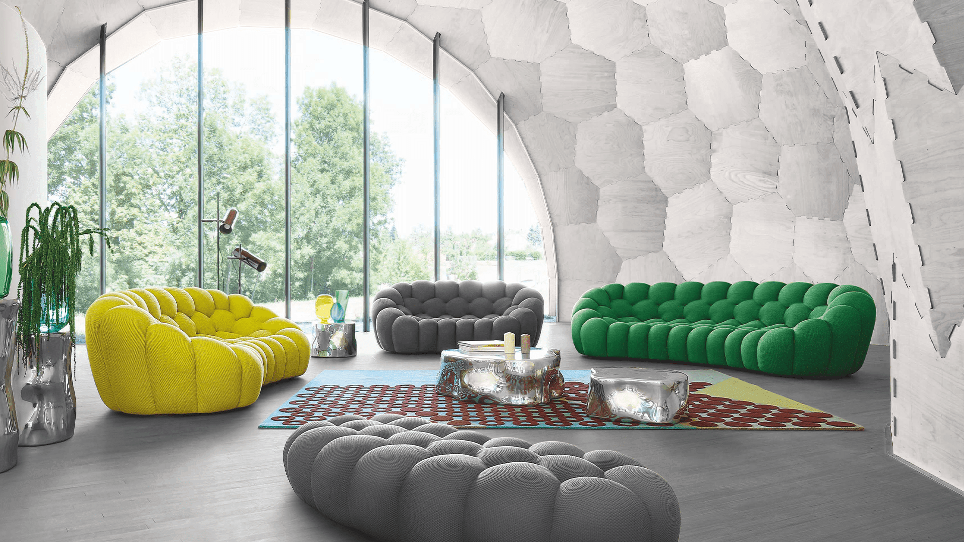 Sacha Lakic’s bold, quirky Bubble collection for Roche Bobois